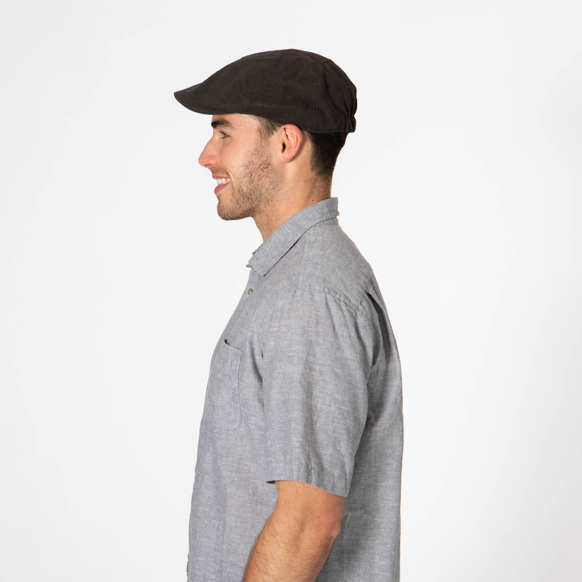 Mens Washed Cotton Twill Driver Cap - The Headwear Collective